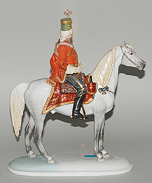 Figur: Graf Andreas Hadik, Herend, Ausführung nach 1945 - Schuler ...