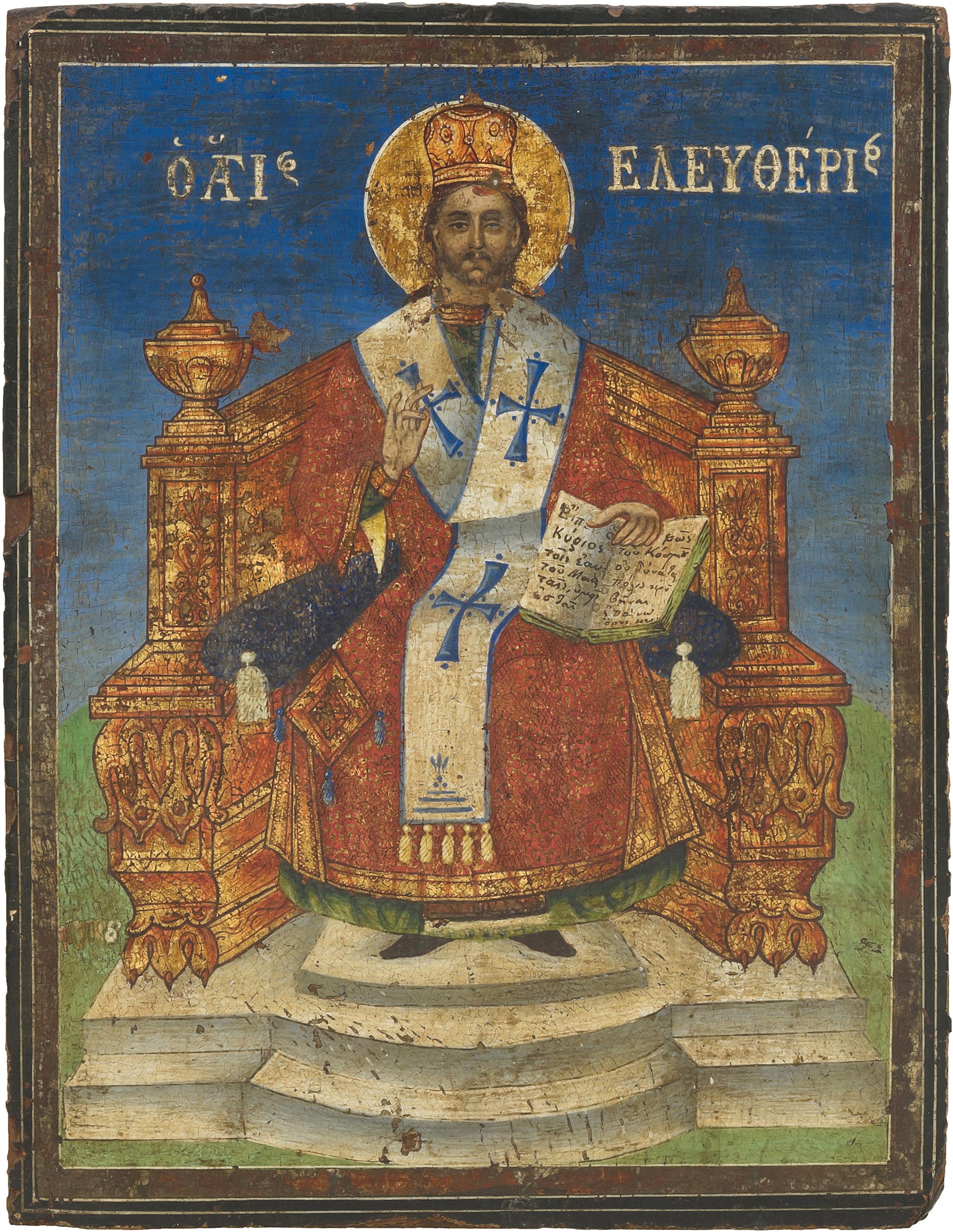 Hl. Bischof Eleutherius - Schuler Auktionen Zürich