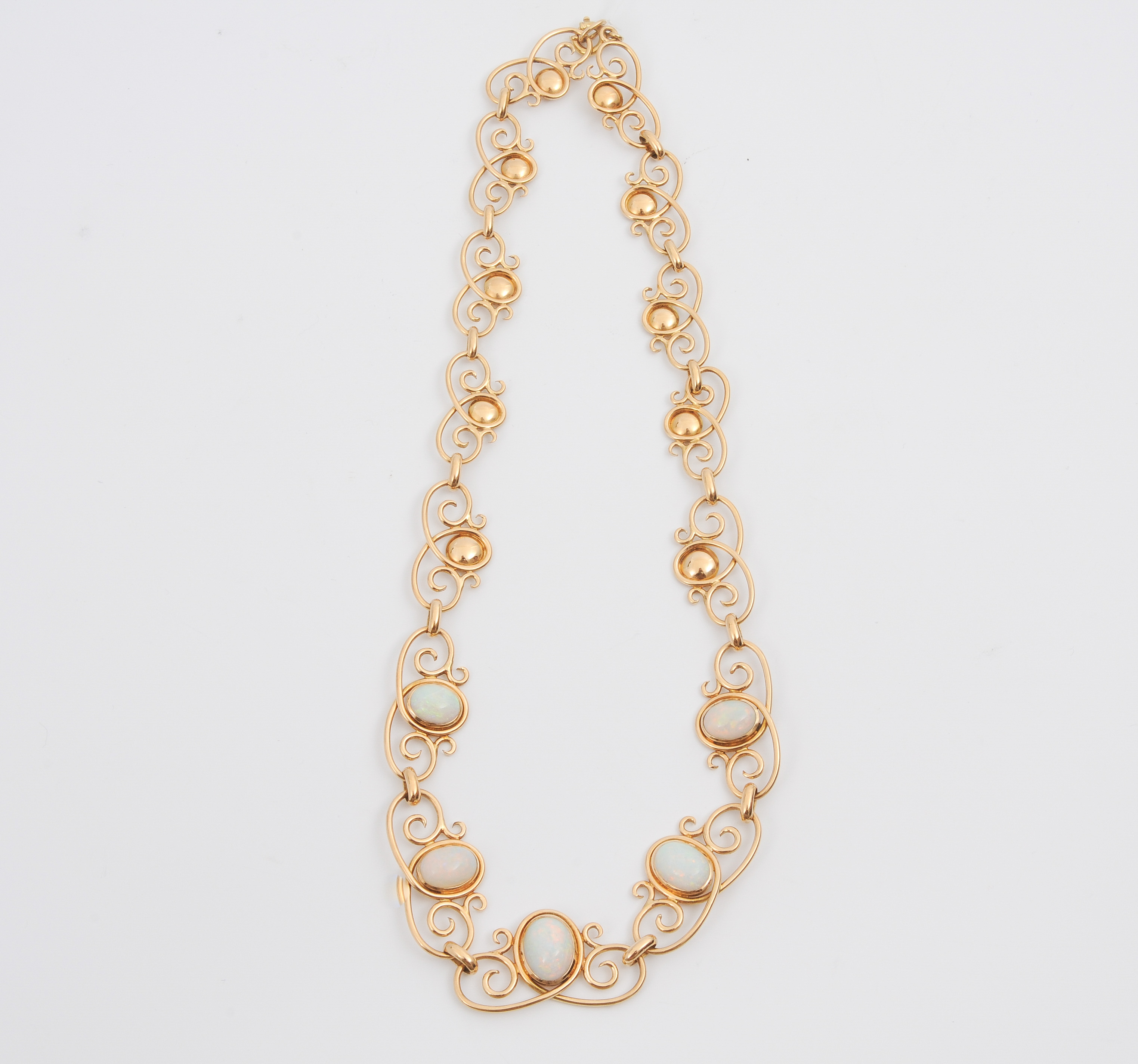 Opal-Gold-Collier - Schuler Auktionen Zürich