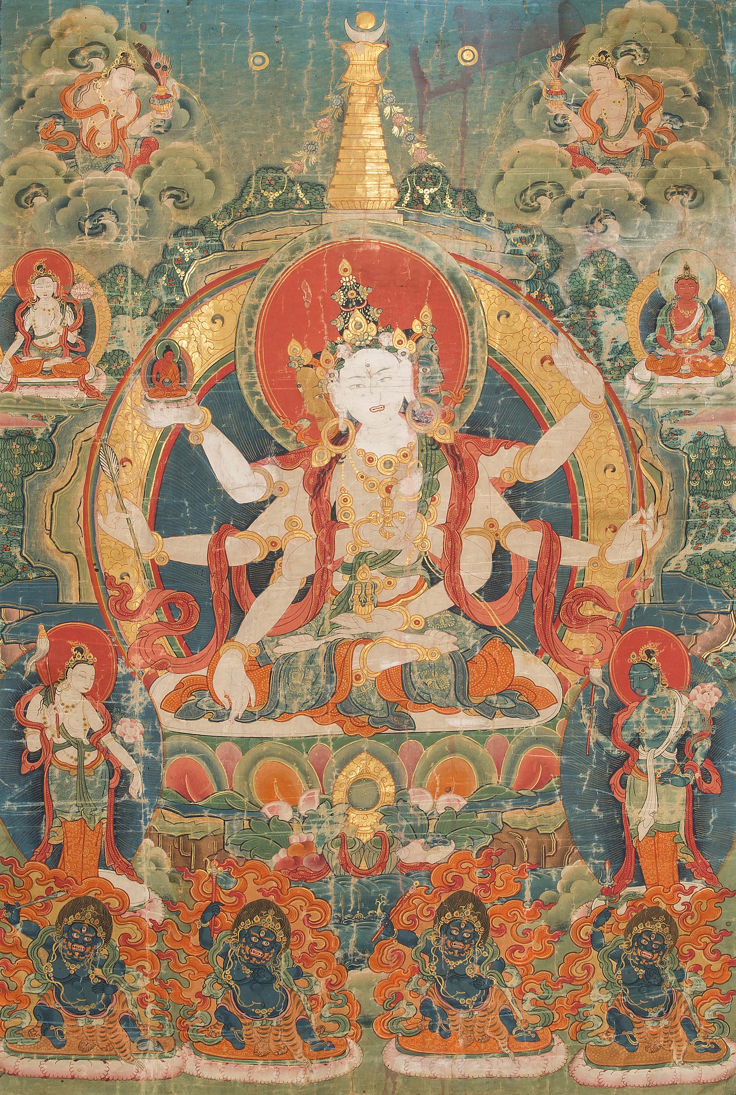 Thangka der Ushnishavijaya - Schuler Auktionen Zürich